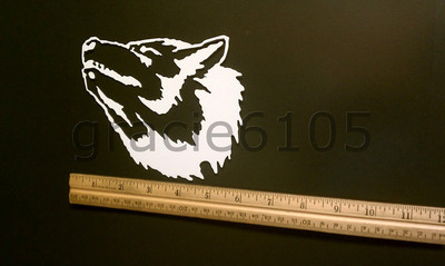 WOLF HOWL, VINYL DECAL,AUTO WINDOW, TRUCK, LAPTOP, STICKER 8" INCH | eBay