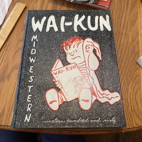 1960 Wai-Kun Midwestern University Wichita Falls TX Yearbook Vintage ...