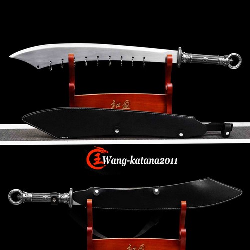 Sharp Nine-ringed Saber Dao Chinese Kung Fu Sword Manganese Steel ...