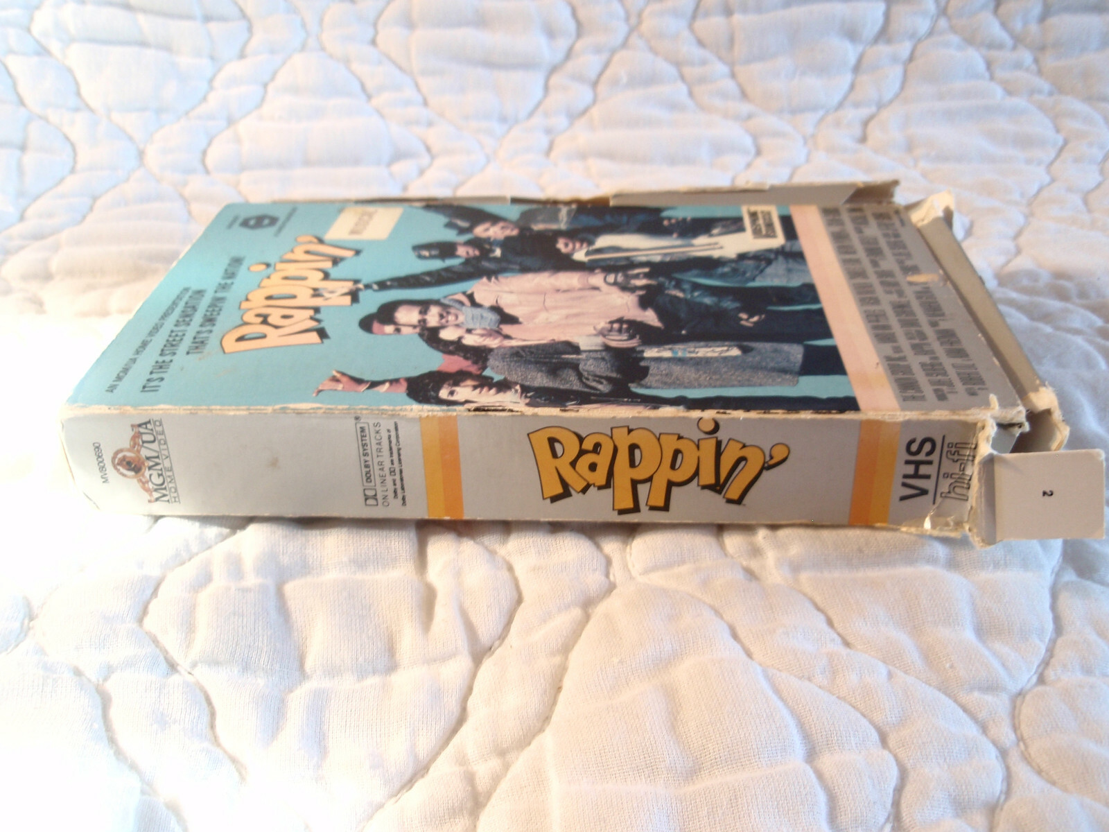 RAPPIN' VHS MGM BIG BOX RAP HIP-HOP MARIO VAN PEEBLES ICE-T 80'S MUSIC ...