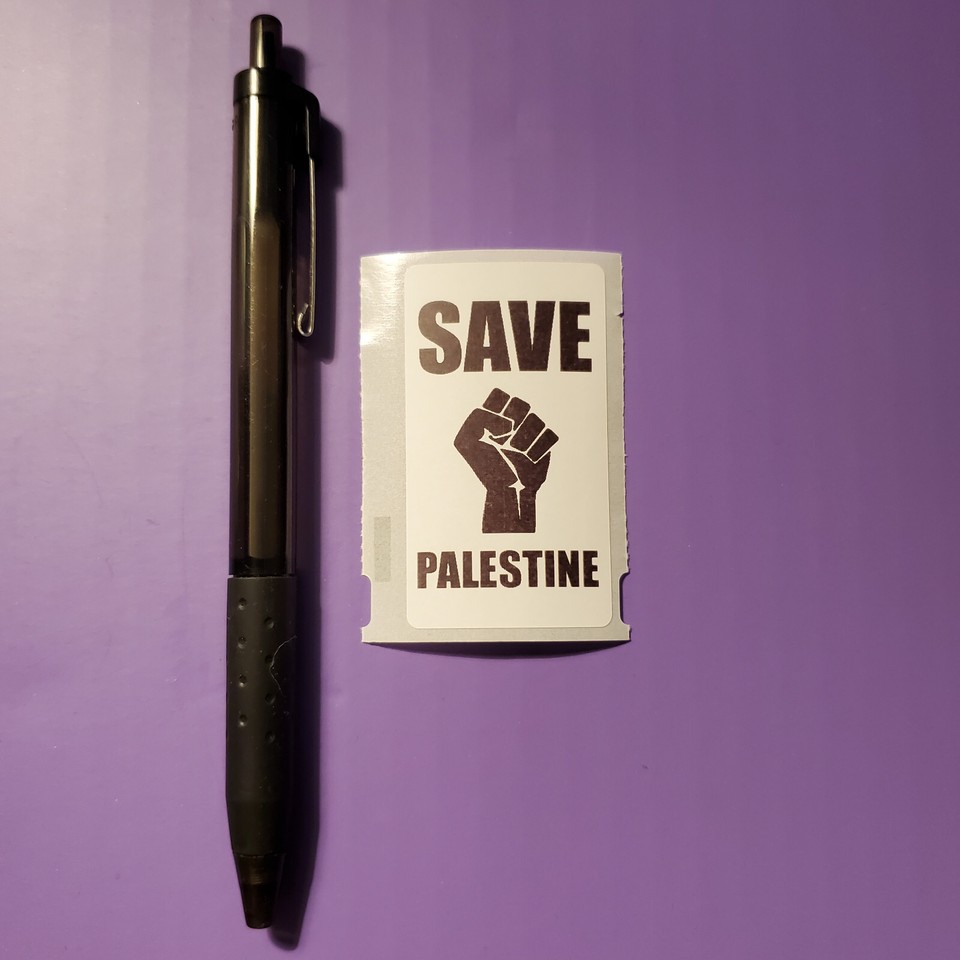 Save Palestine Stickers Thermal Water Resistant Protest Israel War - 25 ...
