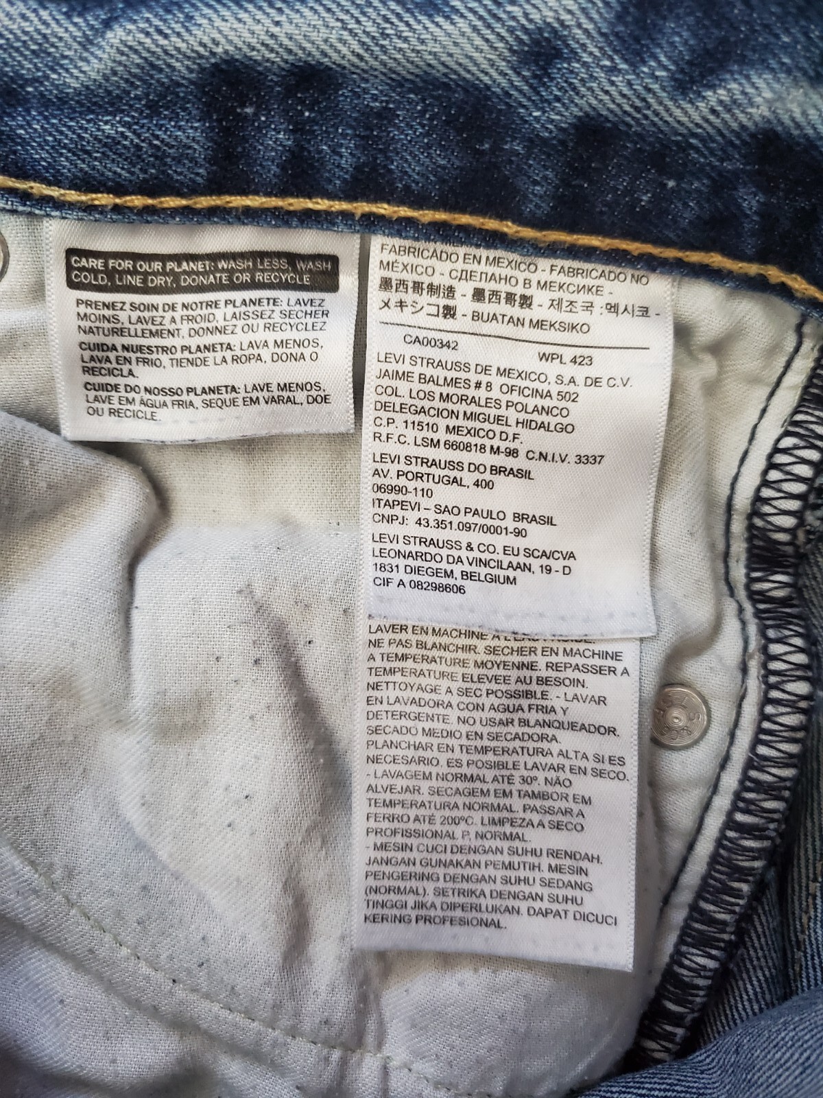 Levi's 504 Tilted Jeans (28" x 30") Skinny Distressed… - Gem