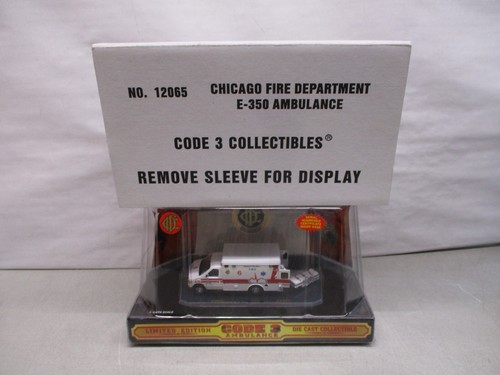 Code 3 Chicago Fire Department E-350 Ambulance 1/64 | eBay