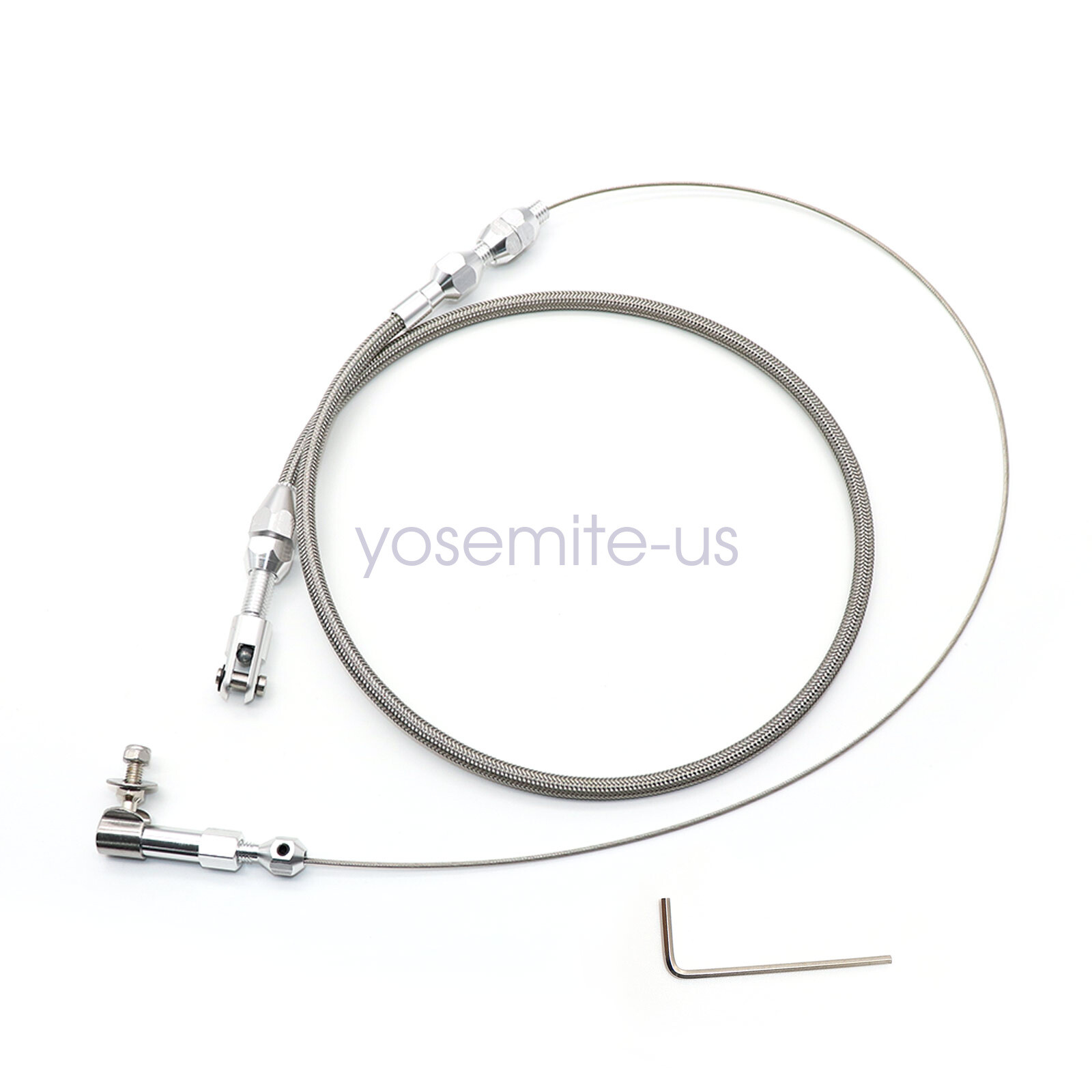 Universal 24" Car Throttle Cable Braided Stainless Steel For Ford | eBay