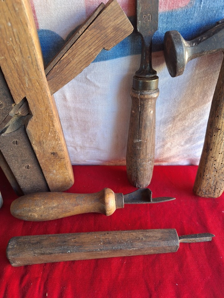 Vintage Carpenter Tools Lot 8 Pieces Crafts From The Past 1950s | eBay