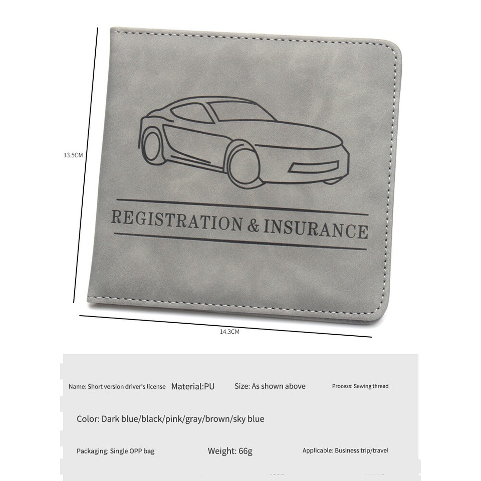 Magnetic Auto car Insurance Registration ID Card Holders Holder | eBay