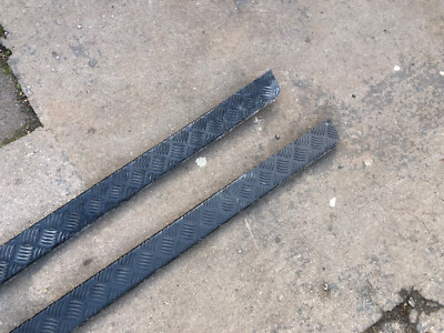Land Rover Defender 90 Chequered Plate Sill Protectors | eBay UK