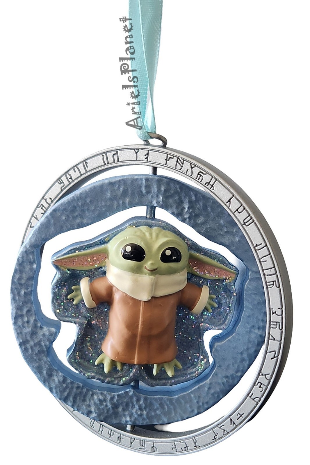 Disney Parks Sketchbook Star Wars Mando Grogu The Child Metal Spinning ...