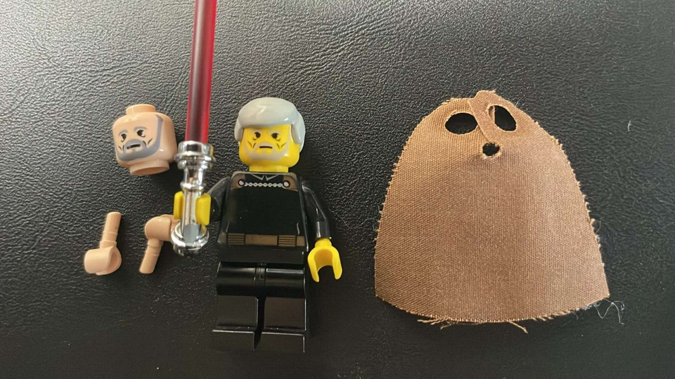 LEGO Star Wars Count Dooku Minifigure from #7103 + Custom Head SJBRICKS ...