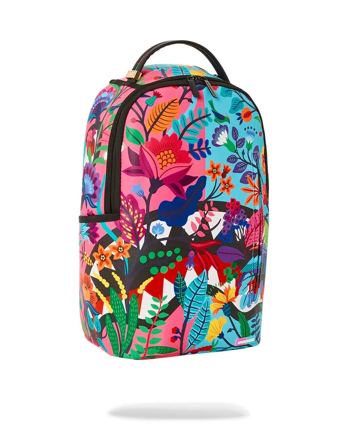 Sprayground Sanctuary Split Flower 2.0 Backpack🔥New Black Bookbag Bag ...