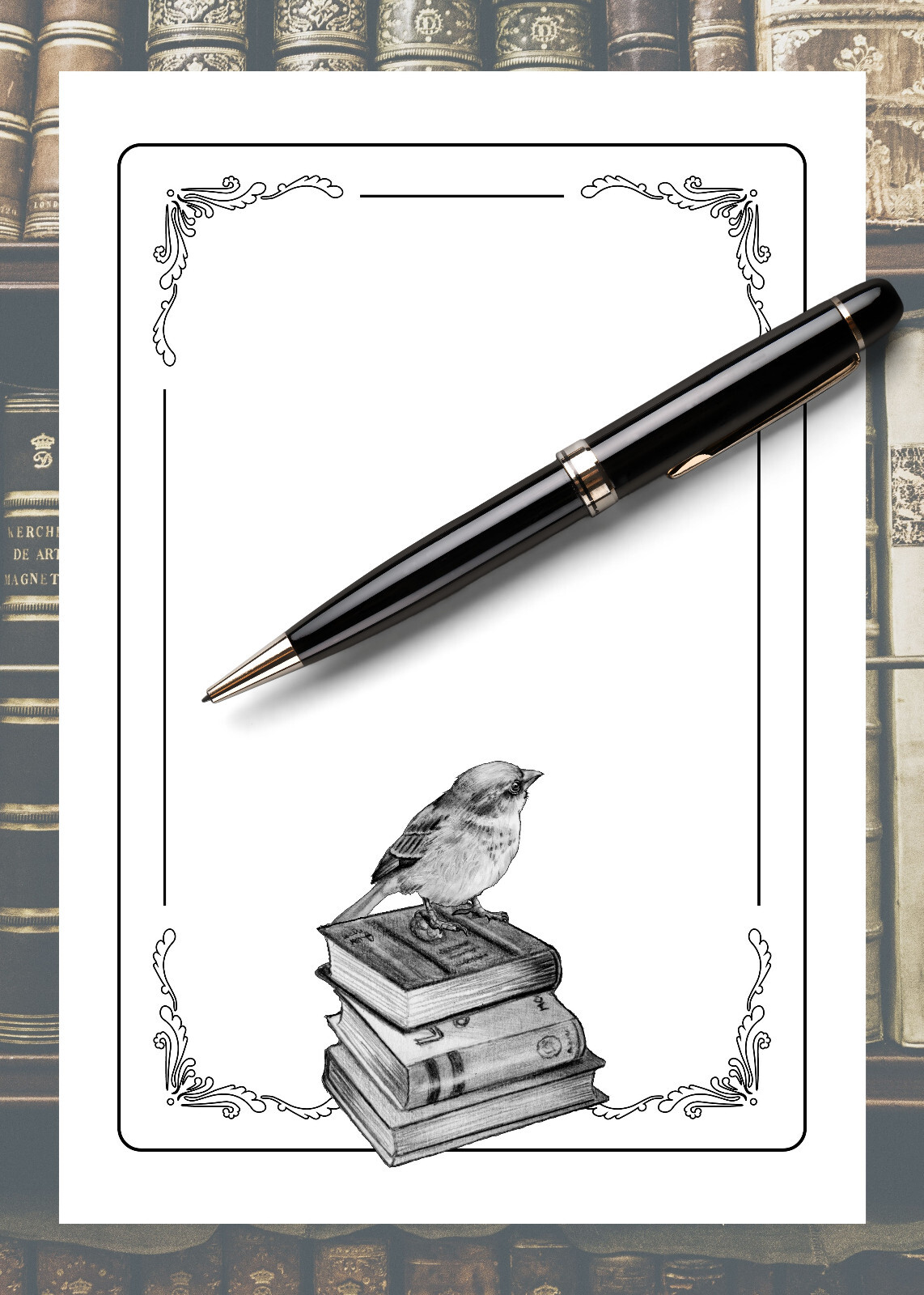 Author BOOKPLATES, Book Signing, Set of 12 3.5"x5" For Signature ...