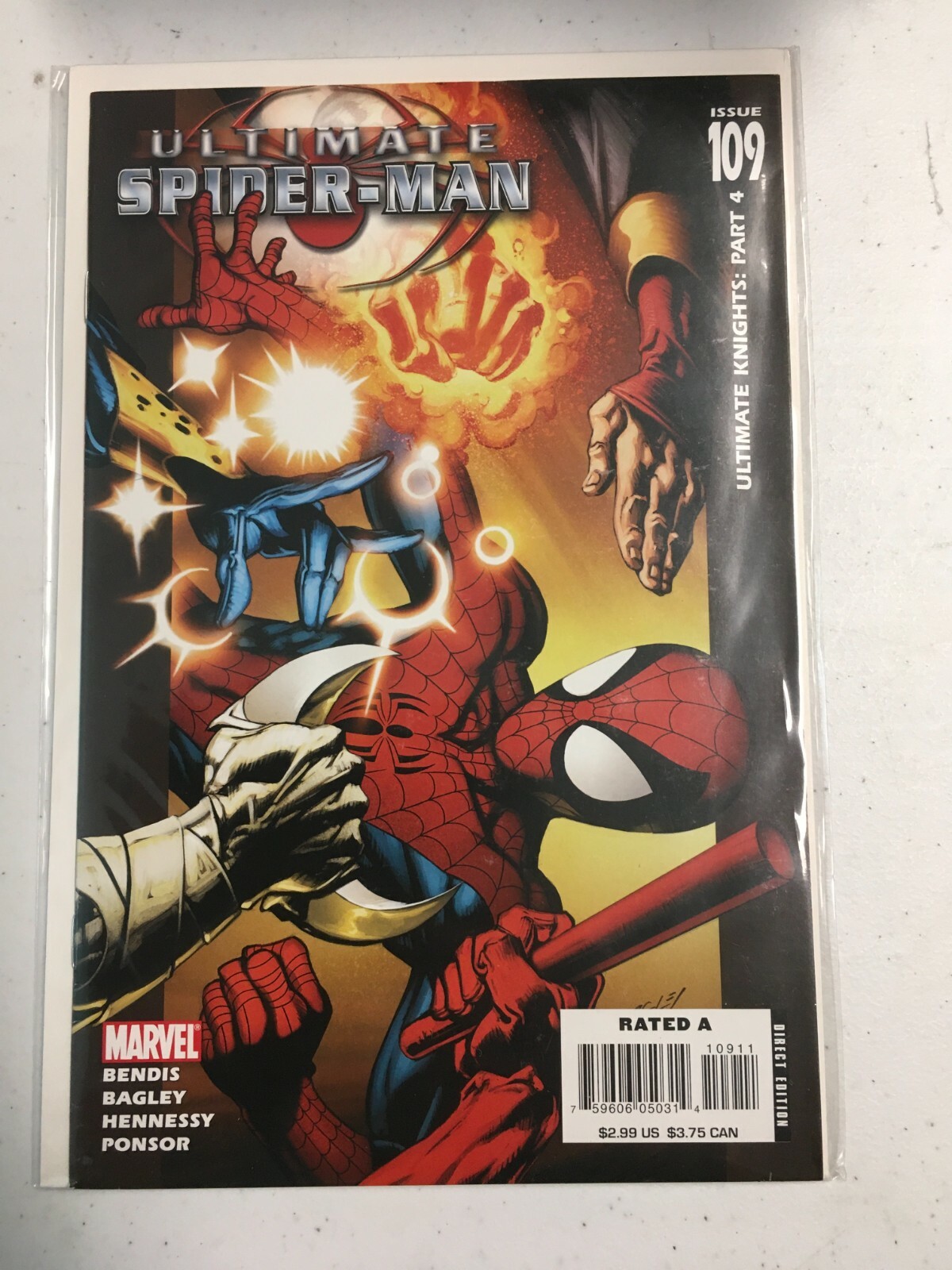 Ultimate Spider-Man #109 "Ultimate Knights Part 4" Marvel Comics 2007 ...