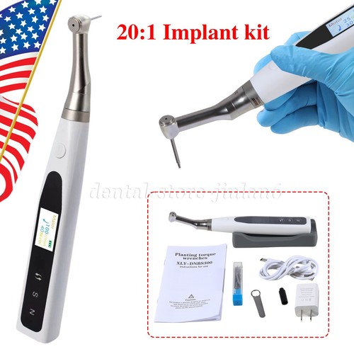Dental electric wireless torque driver implant wrench tool kit 20:1 ...