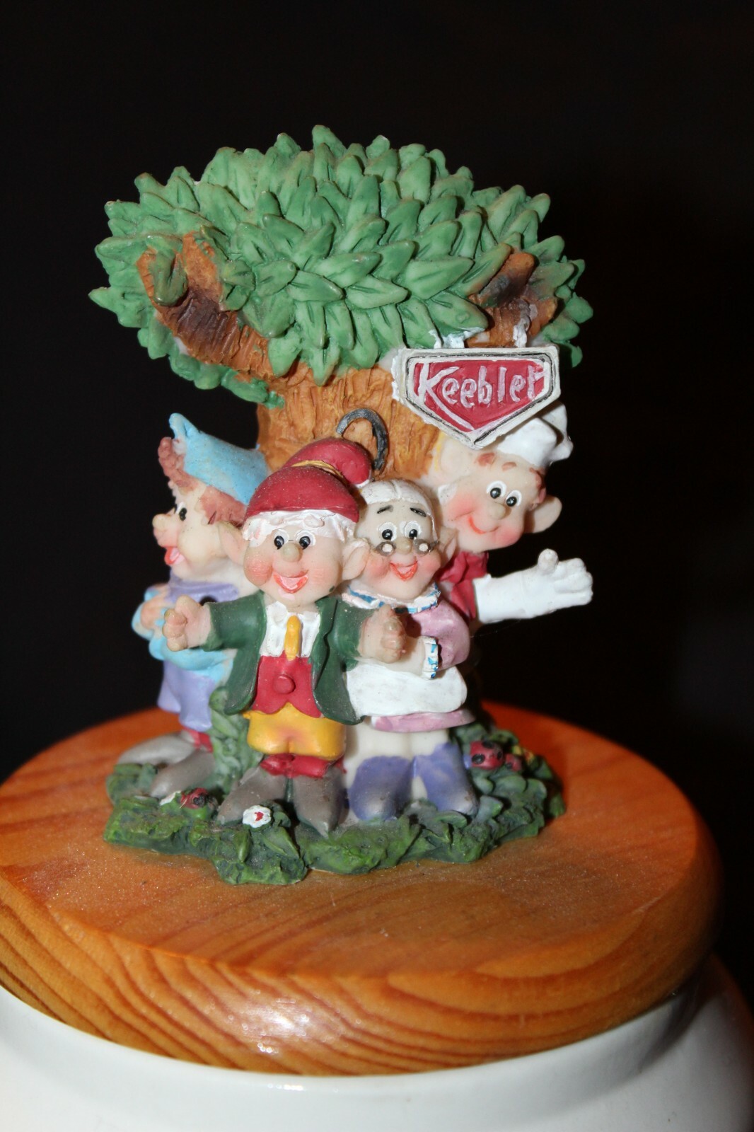 2002 Keebler Company Ceramic Elves Candy Cookie Jar w/ Lid | eBay