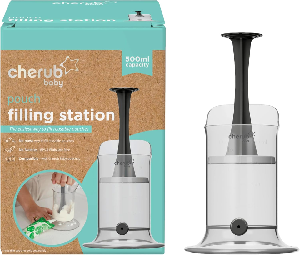 Reusable Puree Pouch Filling Station 500ML for Reusable Food Pouches ...