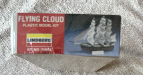 VINTAGE LINDBERG FLYING CLOUD 1/500 MODEL SHIP KIT 1991 NOS (19E) | eBay