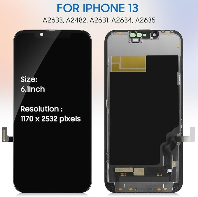 OLED For iPhone 13 Screen Replacement FHD Display Touch Digitizer ...
