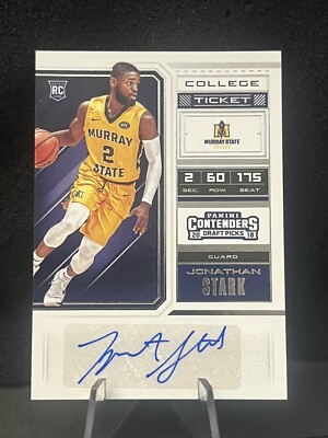 2018 Panini Contenders Draft Basketball Jonathan Stark Rookie Auto Card ...
