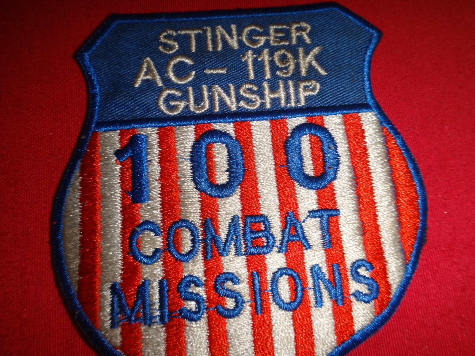 USAF 18th SOS STINGER AC-119K GUNSHIP "100 COMBAT MISSIONS" Vietnam War ...