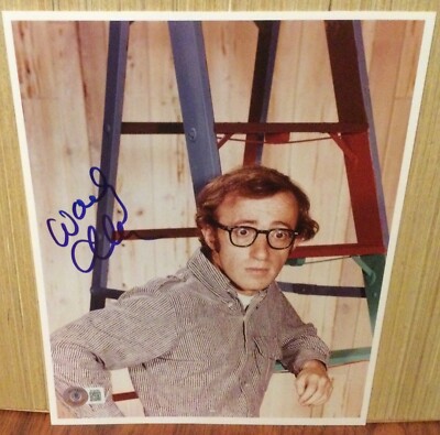 WOODY ALLEN ANNIE HALL SIGNED 8X10 PHOTO B BECKETT BAS | eBay