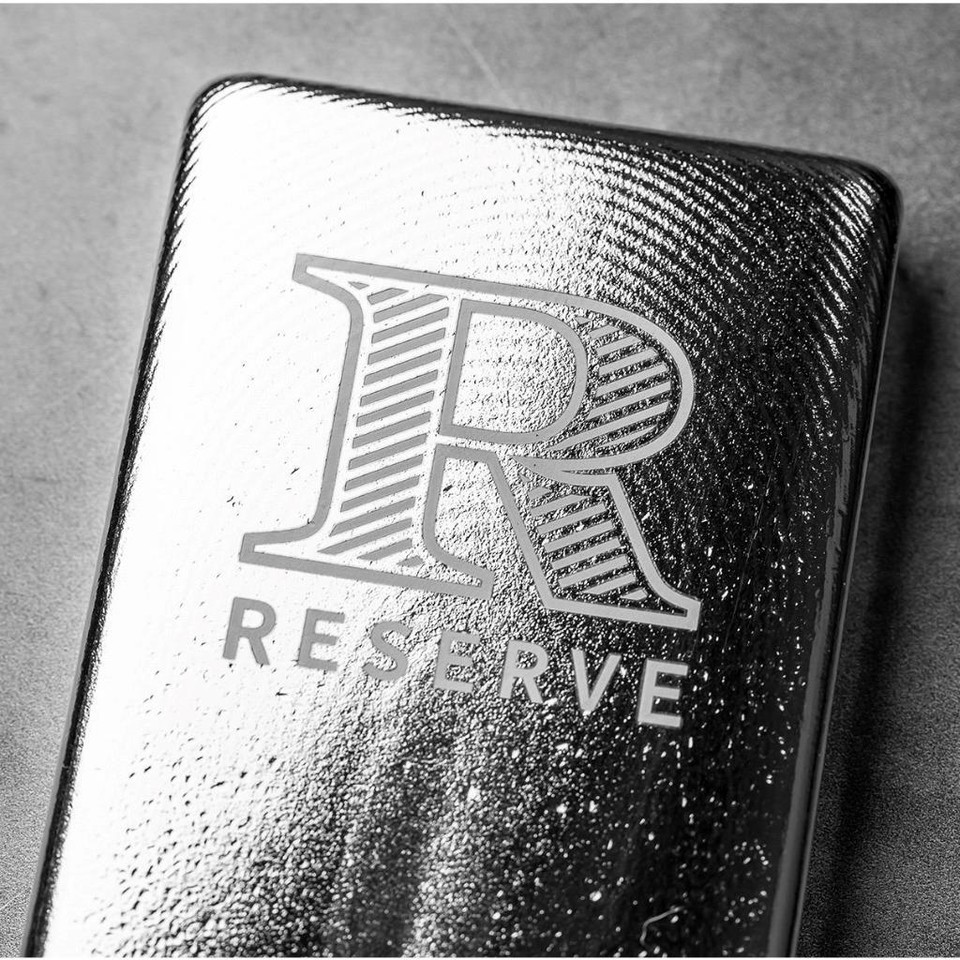 100 oz RESERVE Silver Bar 100 Troy oz .999 Silver Bullion Bar #A216 | eBay