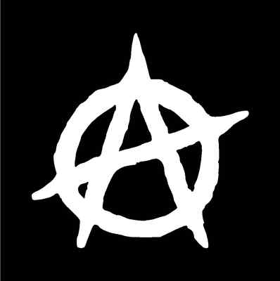 ANARCHY SYMBOL Vinyl Decal (6" 7" 8", 12 Colors) MD | eBay