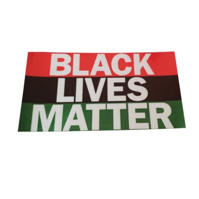 Black Lives Matter BLM Window Decal Bumper Sticker African Red Black ...