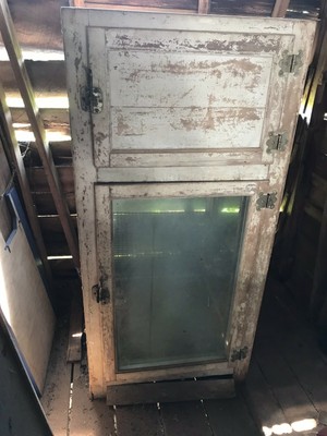 Ice Boxes - Antique Ice Box Refrigerator