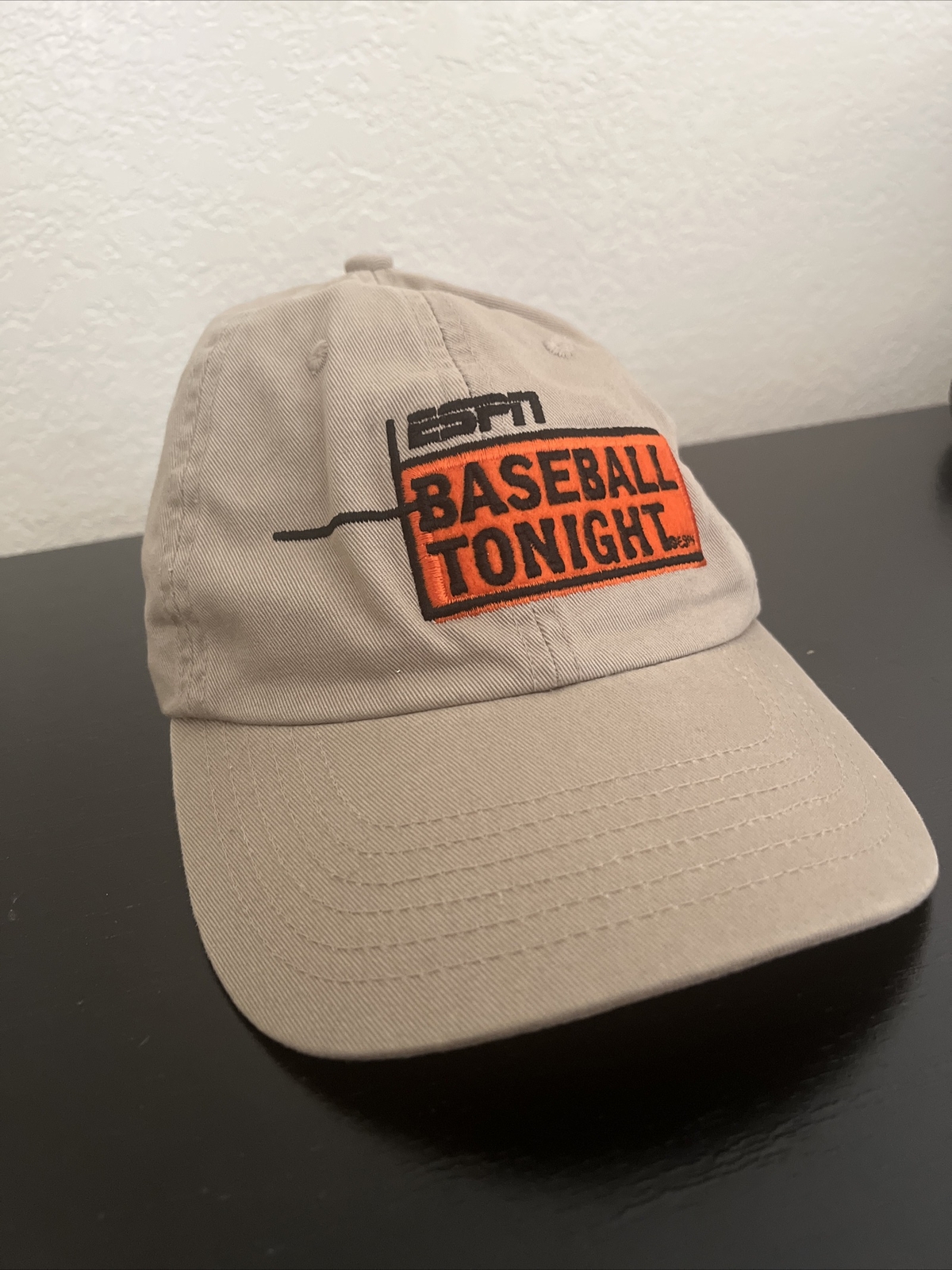 ESPN Baseball Tonight Baseball Cap Tan & Orange Black by Alternative ...