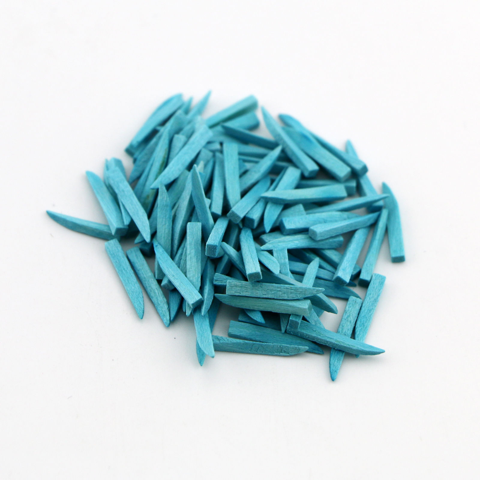 100 Pcs Dental Contoured Wooden Wedges Interdental Disposable 6 Color ...