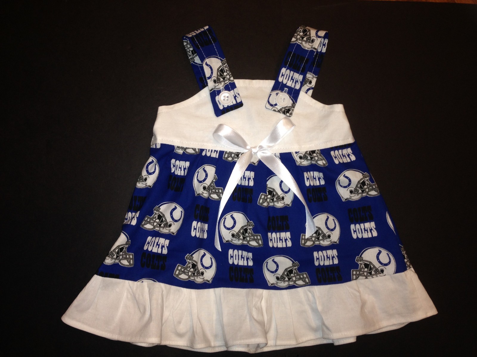 NFL Indianapolis Colts Baby Infant Toddler Girls Dress * YOU PICK SIZE ...