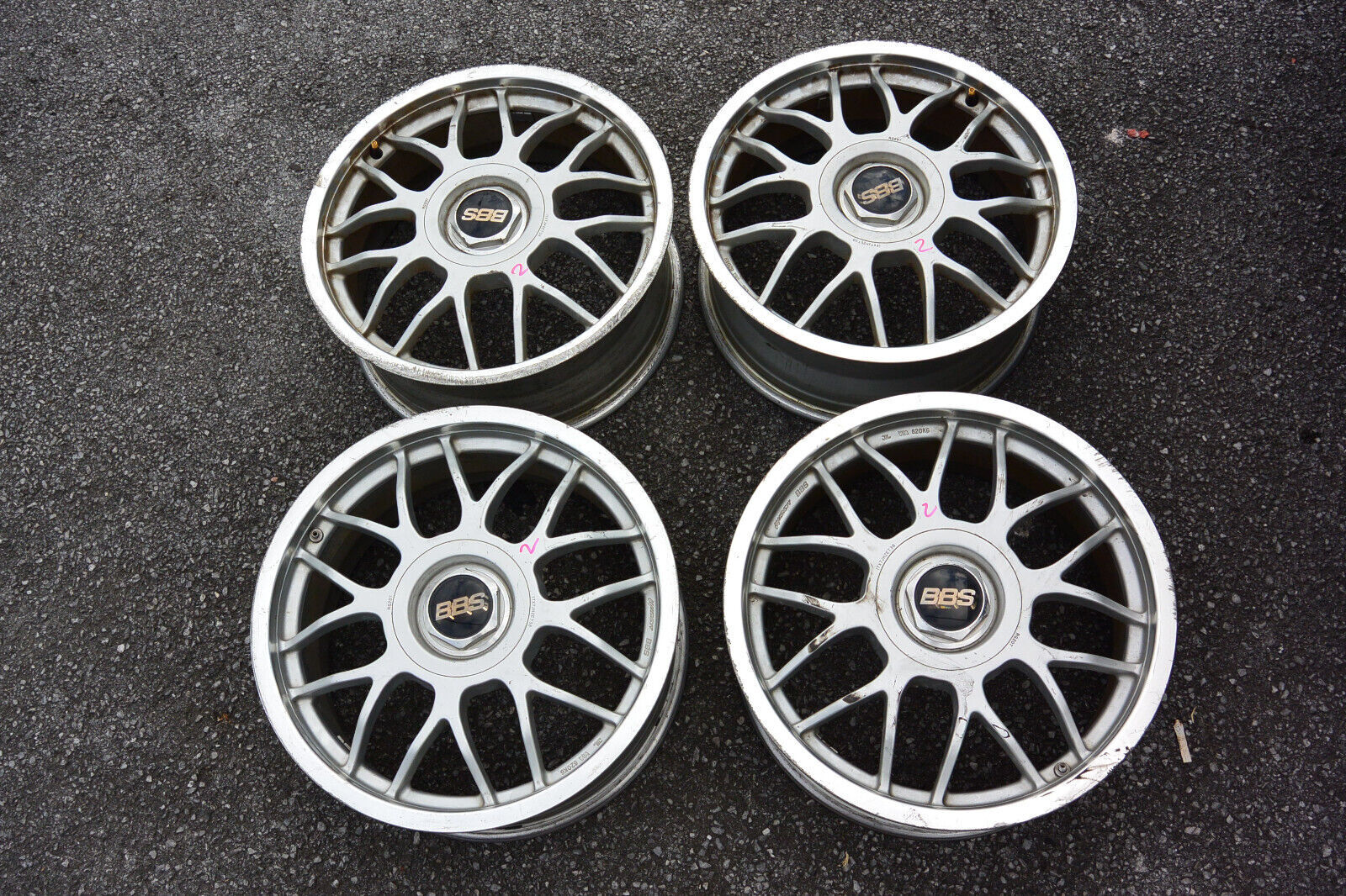JDM 17" BBS RG207 Wiser wheels for Honda Civic dc2 eg6 integra ek9 ek4 ...