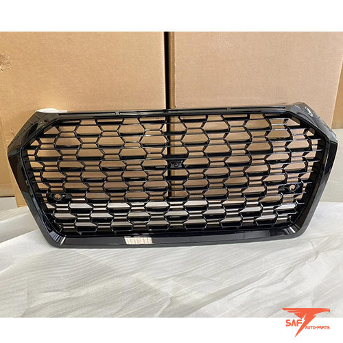 RSQ5 Style Black Honeycomb Front Bumper Grille For 2018-2020 Audi Q5 W ...