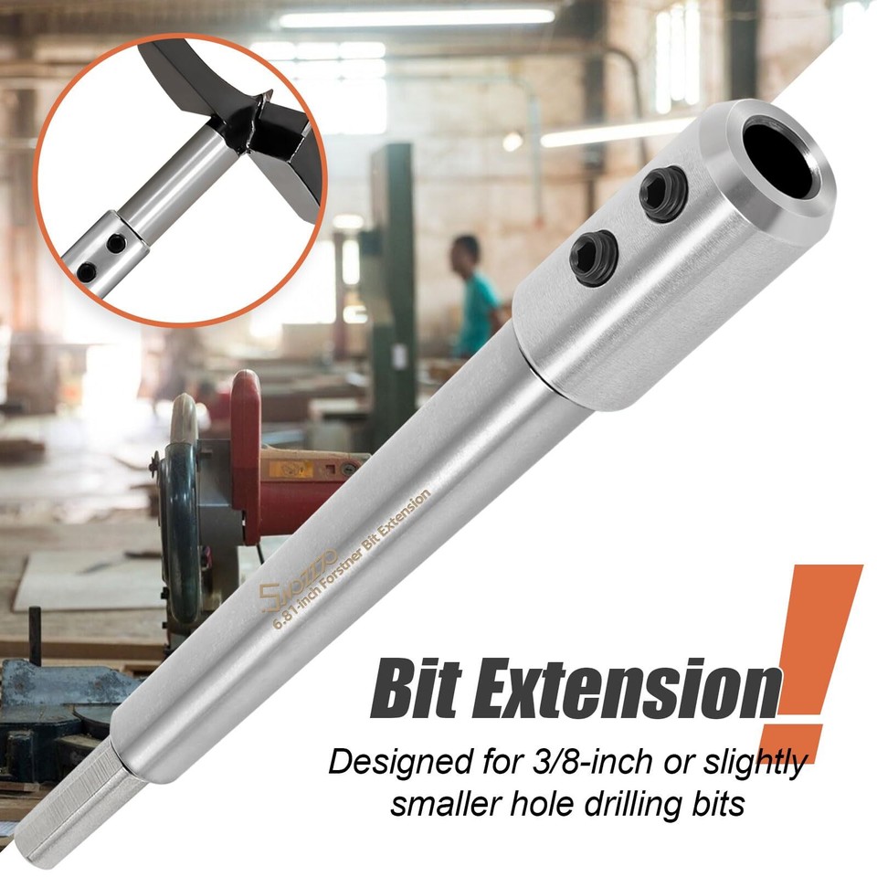 4.48" Forstner Bit Extension with Anti-Slip DesignAdding Over 3.28 ...
