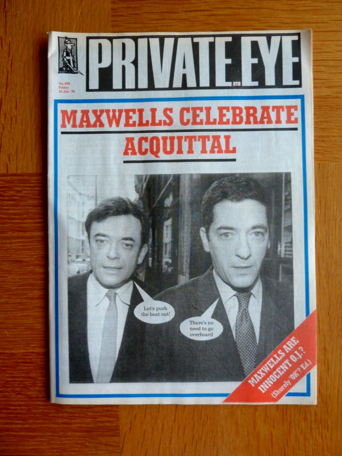PRIVATE EYE Magazine 26th January 1996 MAXWELLS Cover | eBay UK