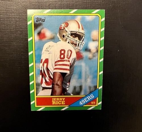 1986 Topps Jerry Rice #161 Rookie Card RC - sharp | eBay