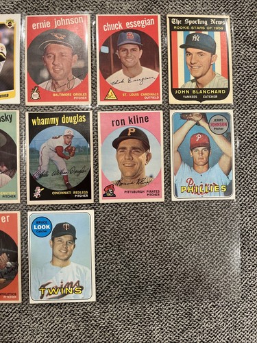 1959 Topps card Lot GREAT Preserved Condition. | eBay