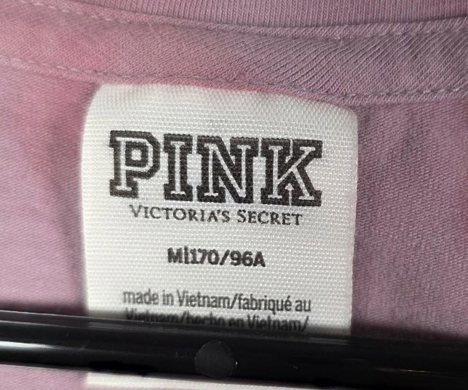 Victorias secret pink cinched side medium tye dye shirt dress tee | eBay