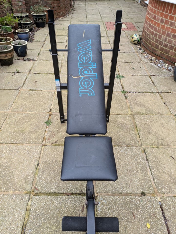Weider Weights Bench With Incline And Leg Curl Extension | eBay UK