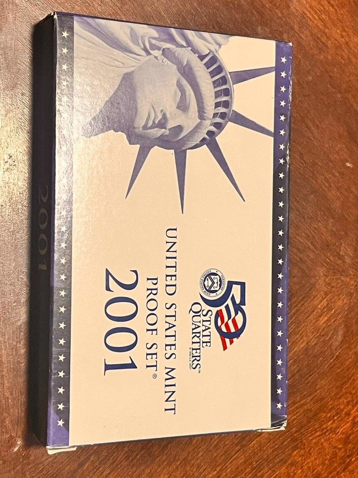 USA MINT PROOF SETS WITH STATE QUARTERS - 8 YEARS - 8 DOUBLE SETS - 16 ...