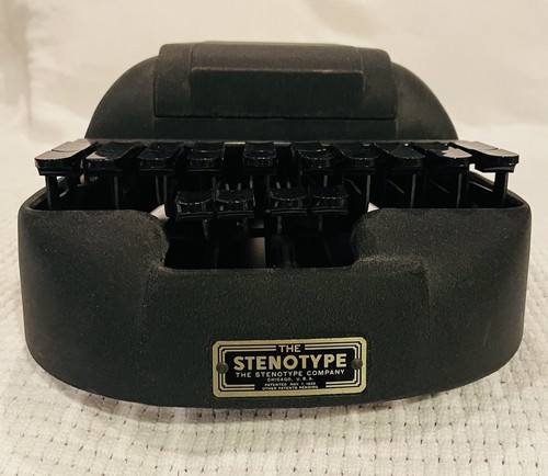 Stenograph Stenotype Machine w/Orig Case & Manual Vintage | eBay