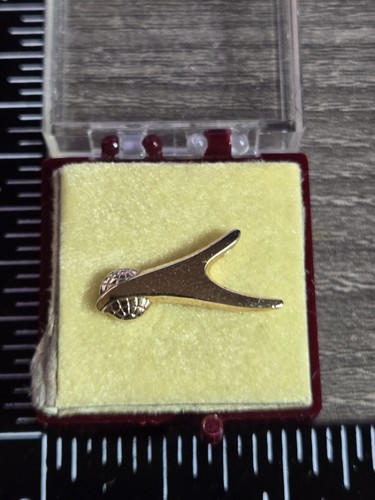 Vintage Twa TRANS WORLD ONE BADGE Pin GOLD TONE W7 | eBay