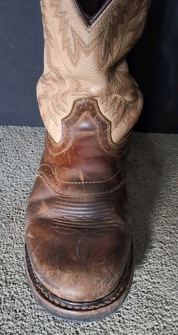 Justin Used Work Boots Mens 11D Stock# SE4660 821 Used | eBay