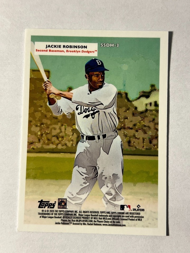 2025 Topps Chrome Platinum Doubleheaders #55DH-3 Mookie Betts/Jackie ...