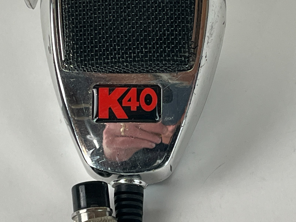 Original K40 4-Pin CB Radio Mic Microphone Citizens Band K 40 chrome | eBay
