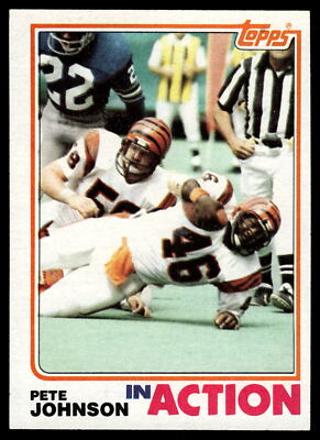 1982 Topps Pete Johnson #48 Cincinnati Bengals IA Football Card | eBay
