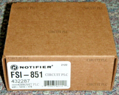 FSI-851 NOTIFIER INTELLIGENT IONIZATION SMOKE DETECTOR FOR FIRE ALARM ...