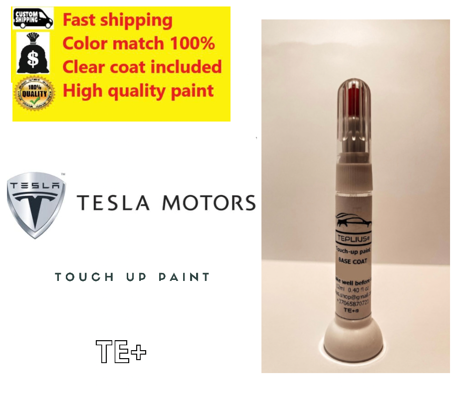 TESLA MOTORS PPTI TITANIUM Touch up paint pen with brush FACTORY OEM | eBay