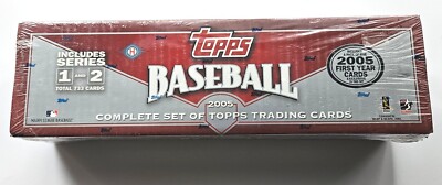 2005 TOPPS BASEBALL Trading Cards Series 1 & 2. 733 Cards | eBay