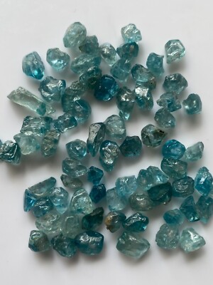 Nice Lot 400 cts Heated Blue Colour Zircon Rough | eBay